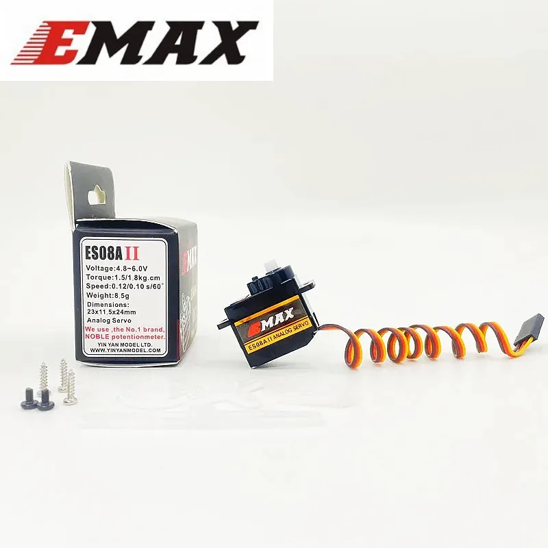 EMAX ES08A II 9g Micro Servo Plastic Gear Analog Mini Servo1.8kg/Sec ...