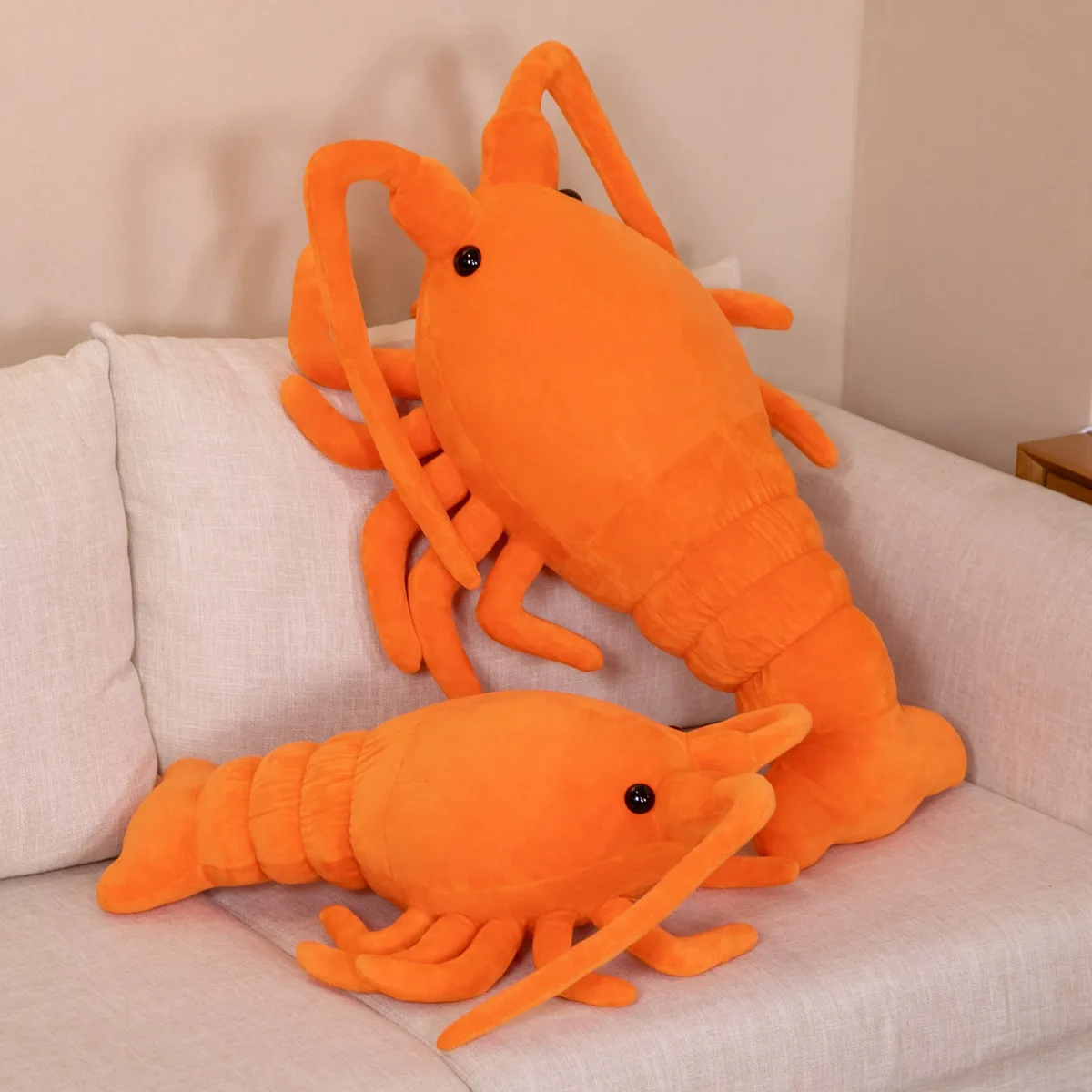 50-65cm-Kawaii-Red-Lobster-Plush-Toys-Stuffed-Animal-Shrimp-Lifelike ...