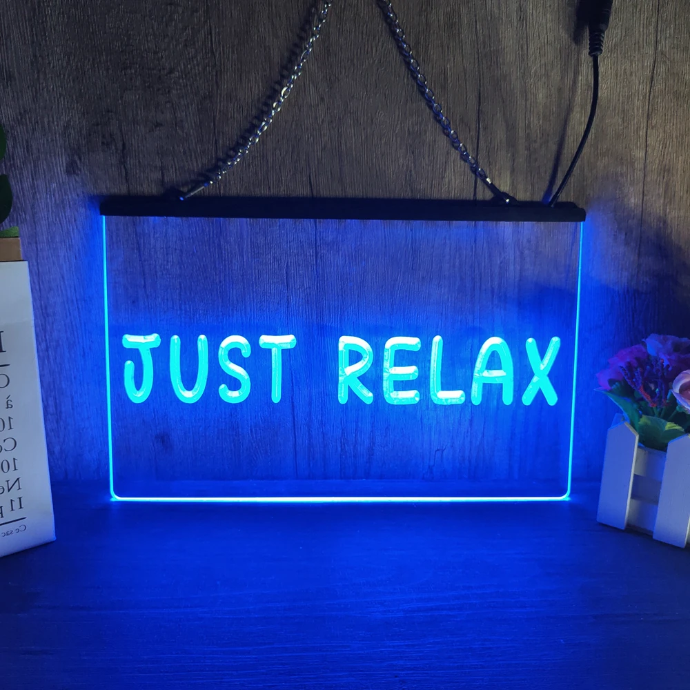 Just-Relax-LED-Neon-Sign-3D-Carving-Wall-Art-for-Home-Room-Bedroom ...