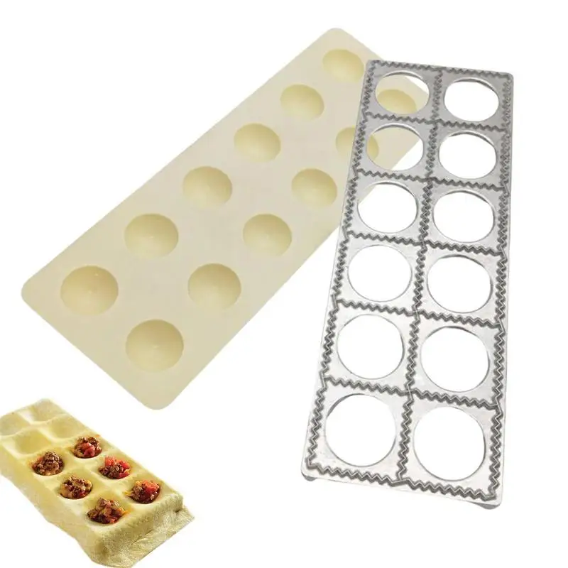 Italian Pasta Mold Ravioli Tray Plate Pin Square Edges Frame For ...