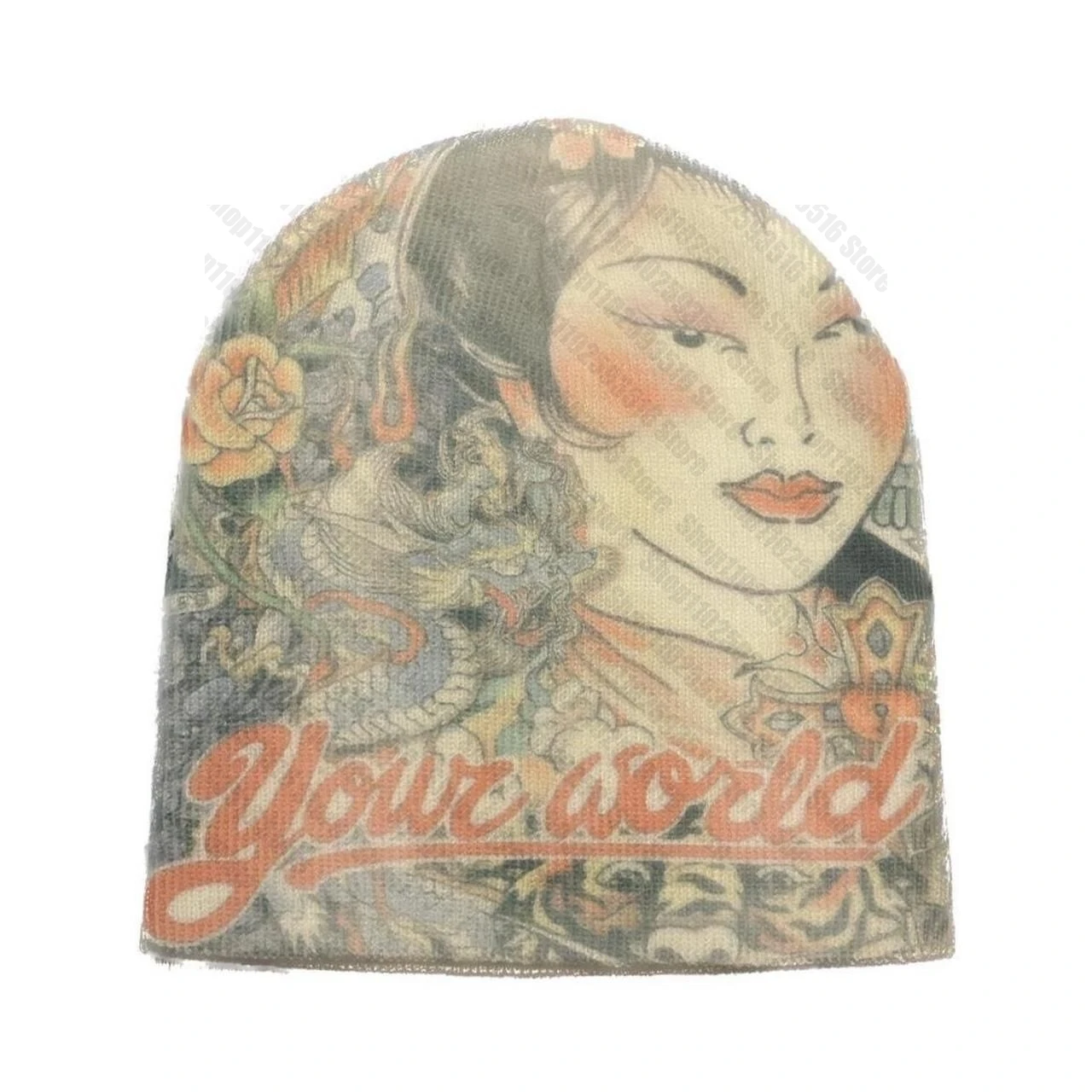 Beanies Y2k Hat Punk Harajuku Cute Women's Winter Hat Trend Vintage ...