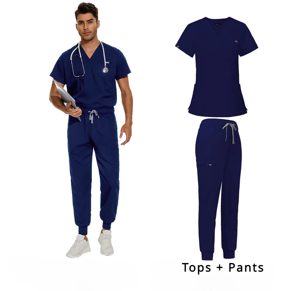 Men-s-Scrubs-Medical-Uniform-Lab-Set-Male-Wholesale-Clinic-Hospital ...