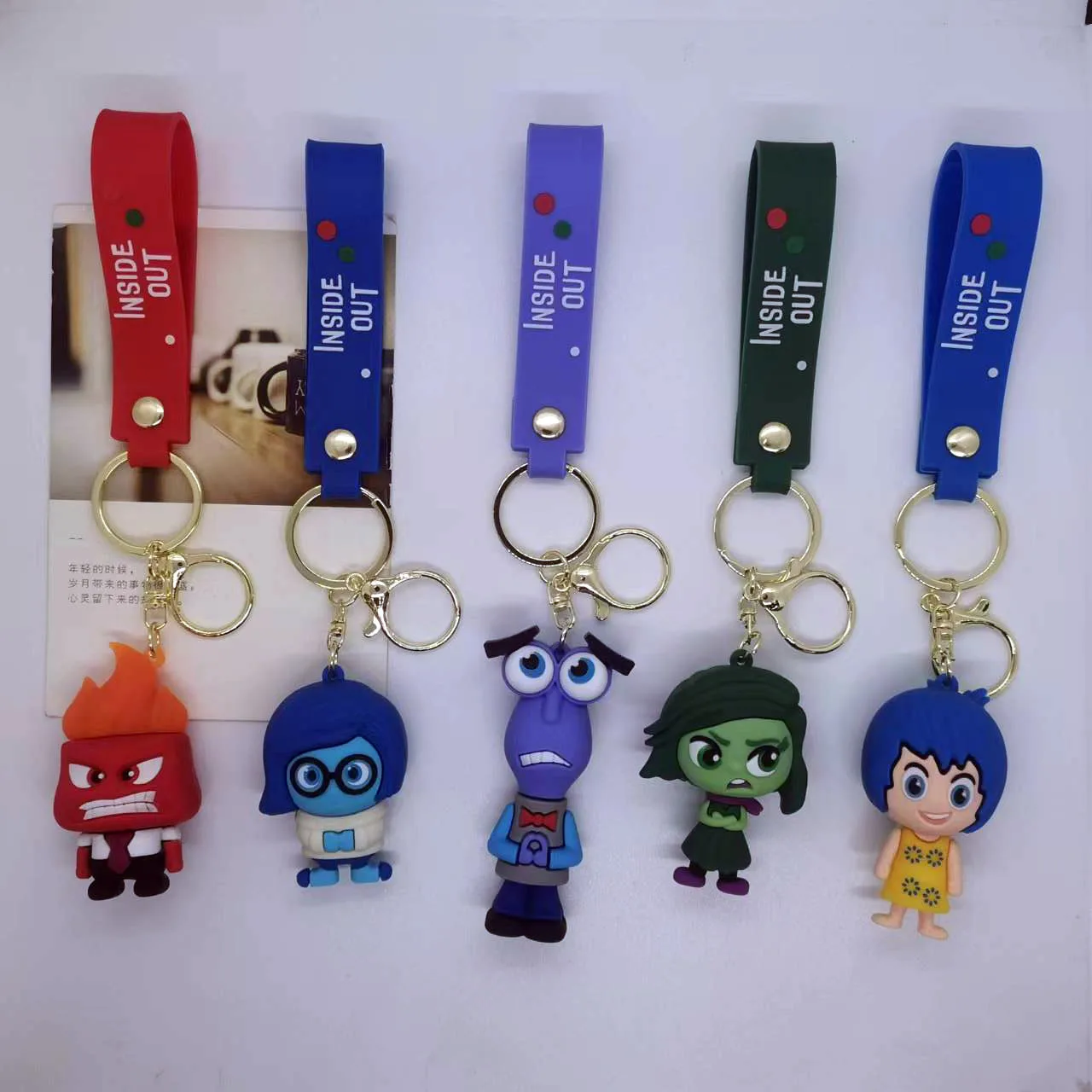 Cartoon-Anime-Inside-Out-Fashion-Toy-Figures-Keychain-Keyholder ...