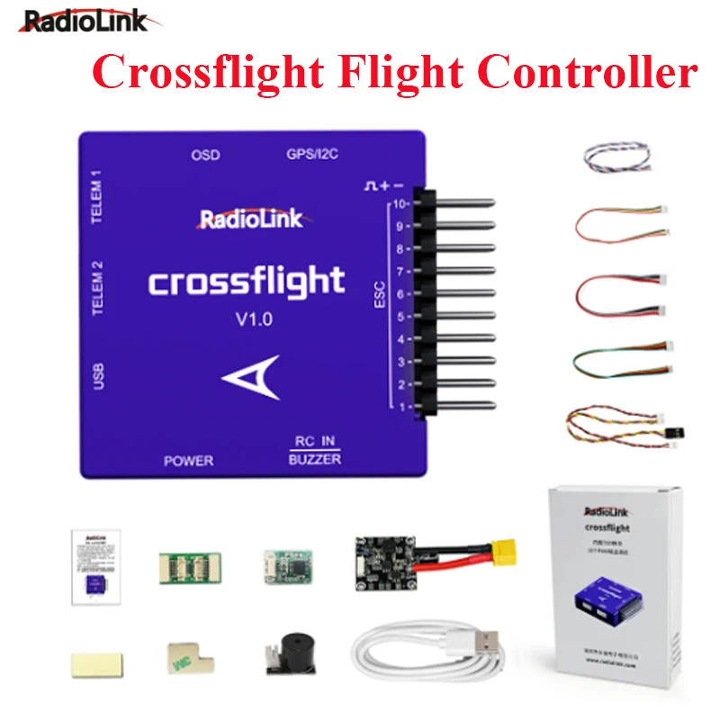 Radiolink Neuer Crossflight Flight Controller 2-12S 10 PWM FC mit OSD ...