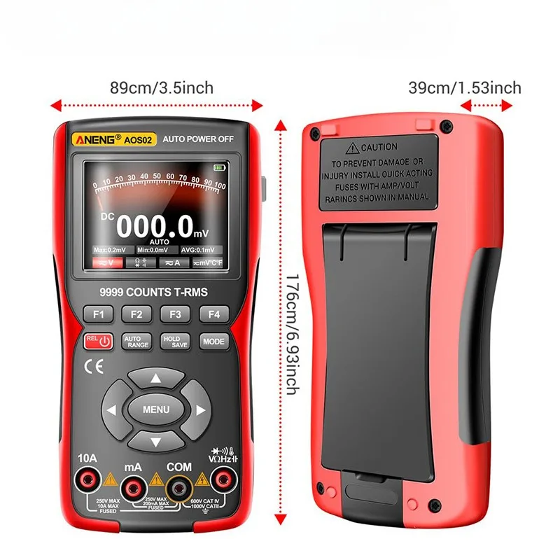 Handheld-Digital-Oscilloscope-Multimeter-Two-in-One-Color-Screen ...