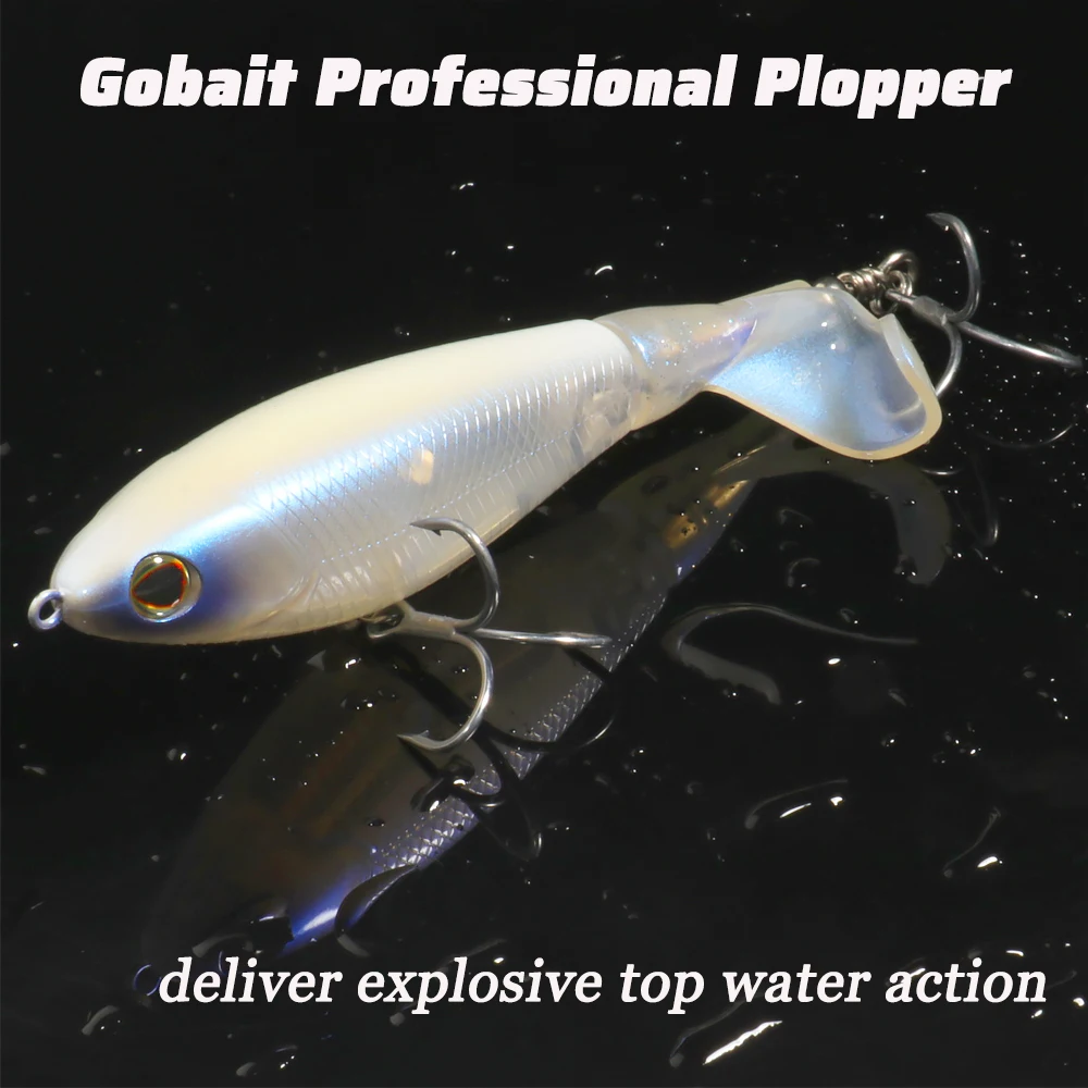 Topwater hélice Plopper 20g 27g Spin Bait Gear Swimbait Pesca cola ...