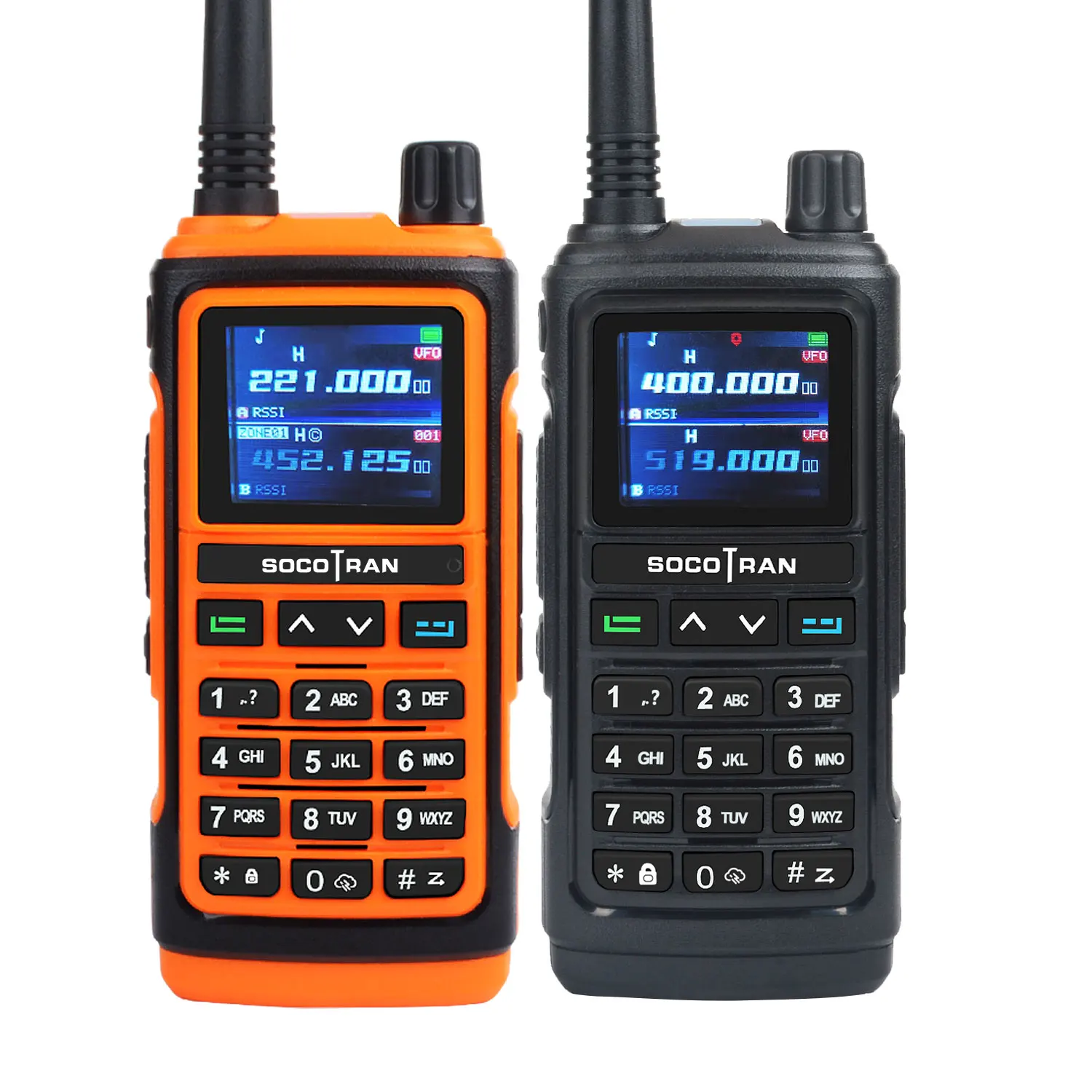 SOCOTRAN-Walkie-Talk-VHF-UHF-GPS-FM-6-bandas-UV-17Pro-de-aire-esc-ner ...