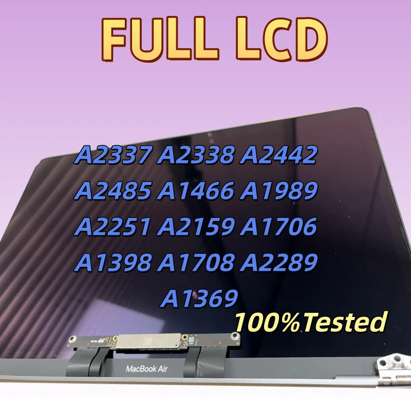 LCD Display Screen Assembly for MacBook Air, A2289, A1398, WOJO, A2337 ...