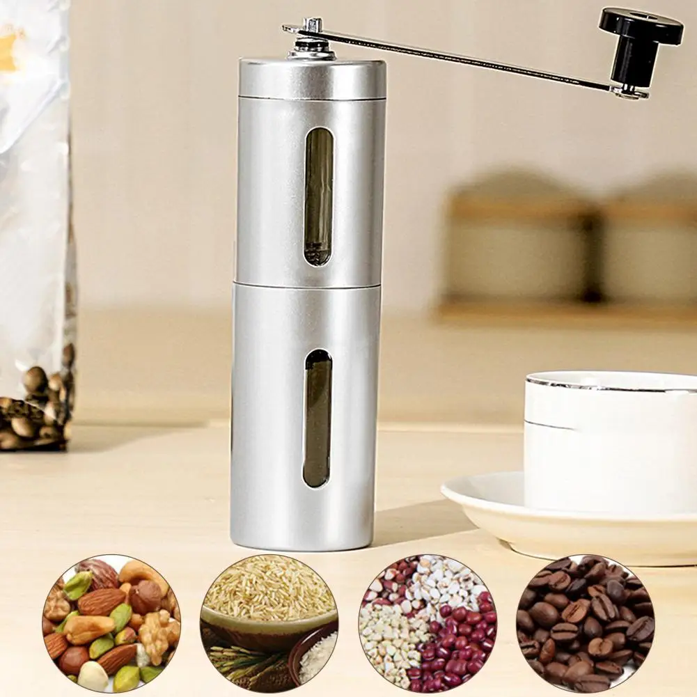 Manual Coffee Grinder Mini Stainless Steel Hand Handmade CoffeeBean ...