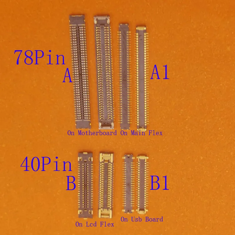 2-10Pcs Charging FPC Connector Usb Lcd Display Screen Plug For Samsung ...