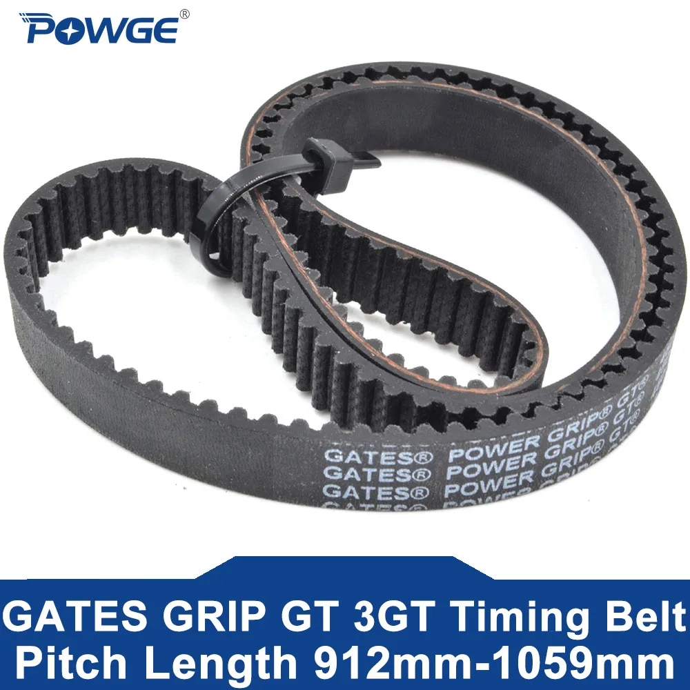 POWGE GATES 3GT Timing belt Lp=912 924 927 936 948 960 963 966 972 981 ...