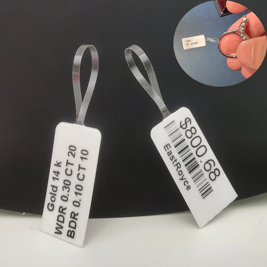 OEM-Blank-Jewelry-Tags-3-5-x-0-437-White-Blue-Jewelry-label-printing ...