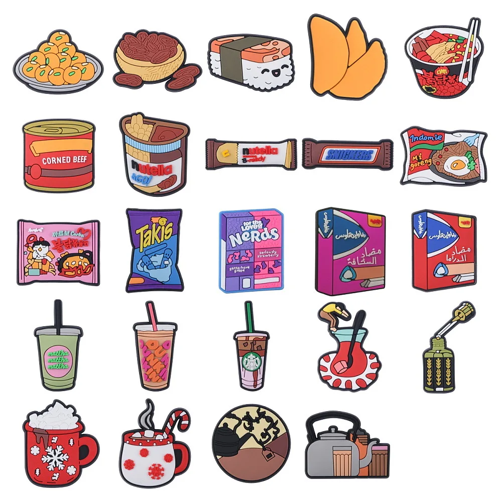 Chocolate-Fast-Food-Shoe-Charms-For-Croc-Accessories-Decorations-PVC ...