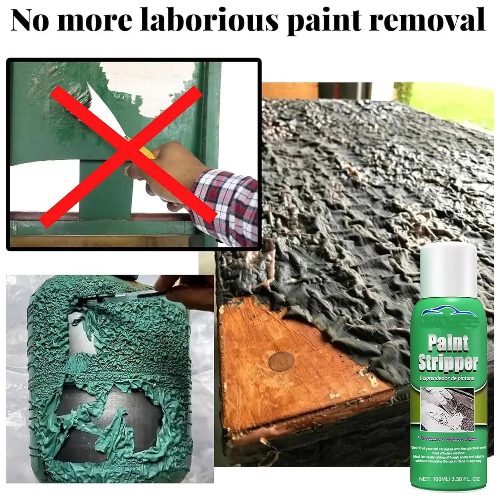 100ml Car Paint Remover Metal Surface Paint Stripper High Efficiency ...