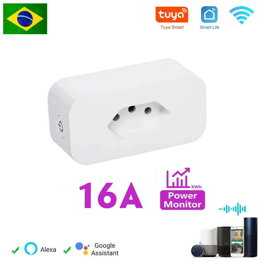 Tuya-Plugue-WiFi-Inteligente-com-Monitor-de-Energia-Plugue-Padr-o ...