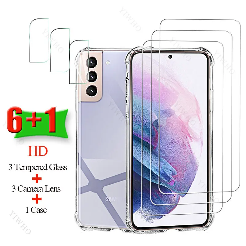 6-1-Full-Cover-Tempered-Glass-Screen-Protectors-Soft-Case-for-Samsung ...