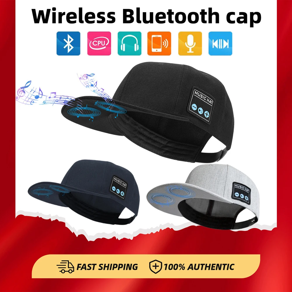 Adjustable-Wireless-Music-Sun-Hat-Smart-Speaker-Baseball-Cap-Bluetooth ...