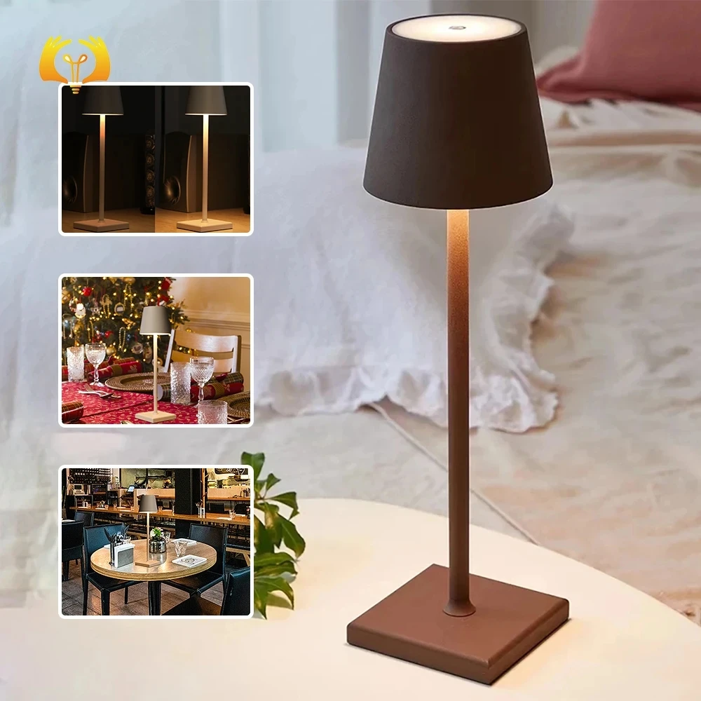 5200mAh-Cordless-Table-Lamp-LED-Aluminum-Dimmable-Desk-Lamp-Lamp ...