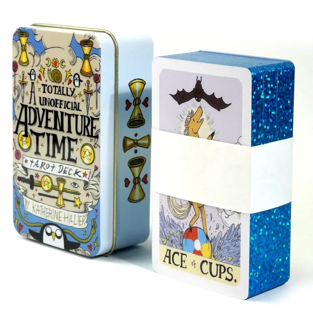 Newset-Adventure-Time-Tarot-Deck-the-AdventureTin-Metal-Box-High ...