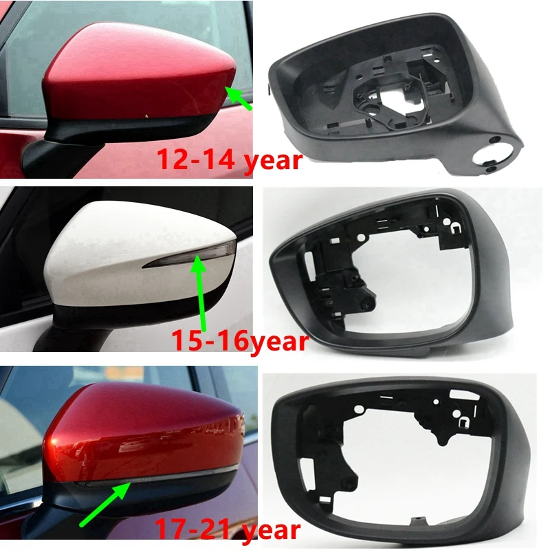 Car Wing Door Rearview Mirror Frame For Mazda Cx-5 Cx5 2012 2013 2014 ...