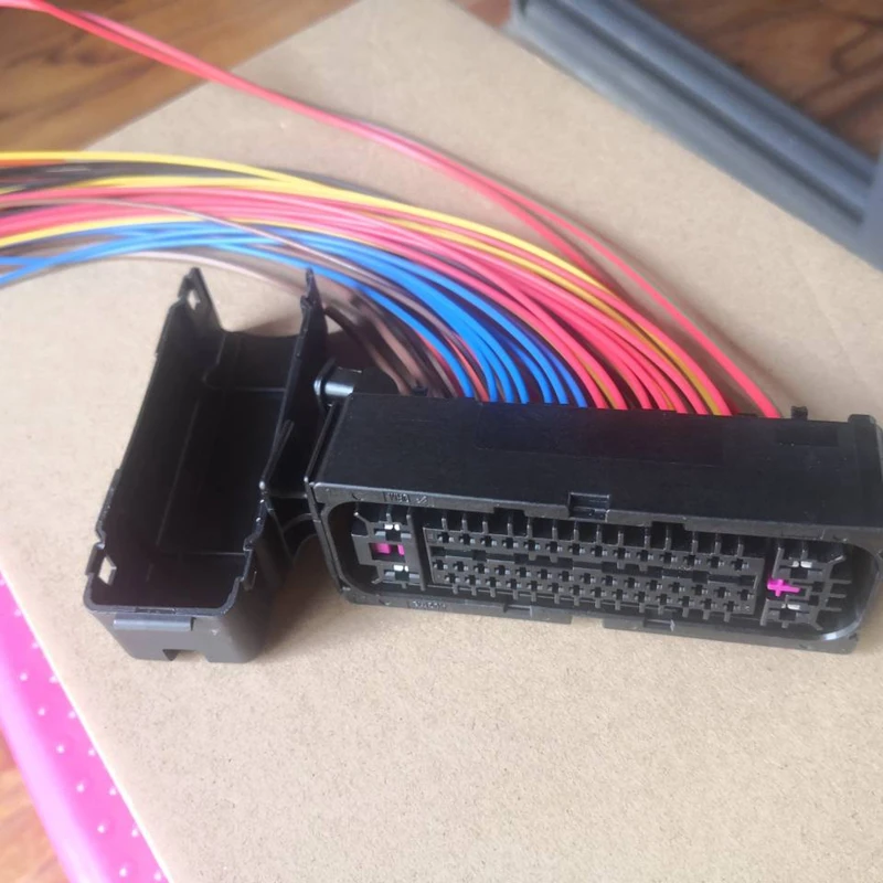 47-Pin-Way-ABS-Module-Connector-Plug-With-Full-Wire-Harness-Cable-For ...