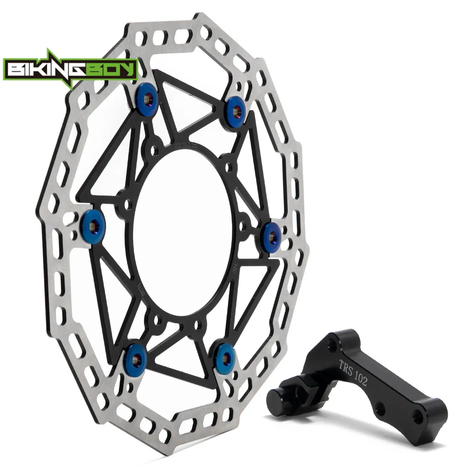BIKINGBOY-270mm-Oversize-Front-Brake-Disc-Disk-Rotor-Bracket-Adaptor ...