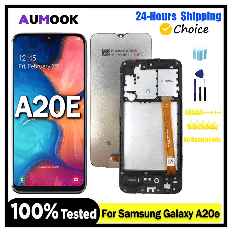 5.8" LCD For Samsung Galaxy A20e LCD Display Touch Screen Digitizer ...