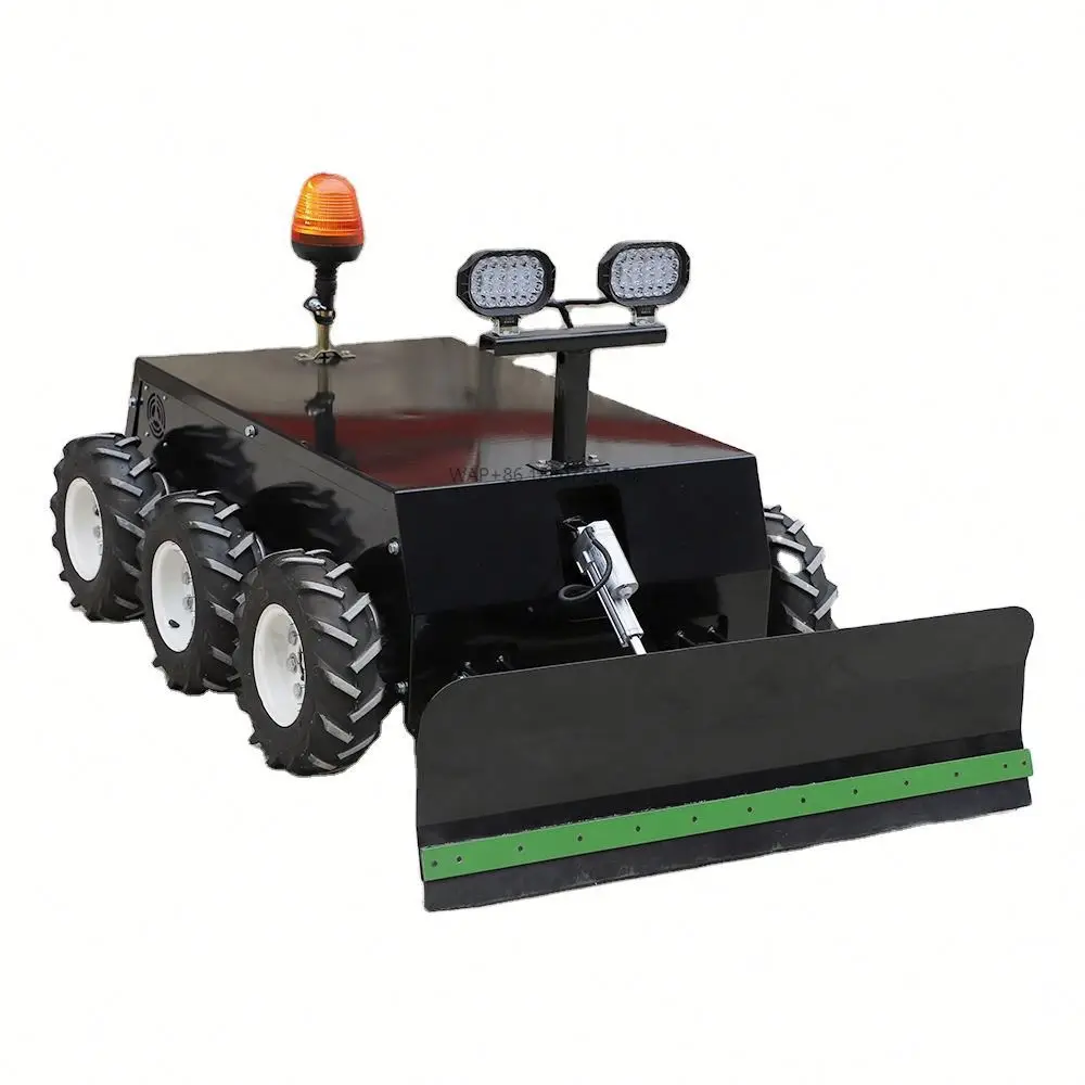 Remote Control Electric Robot Snow Plow Shovel Blower Machine Pusher ...