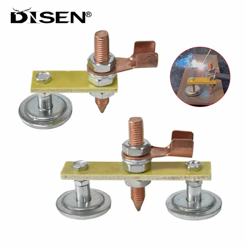 Welding-Magnet-Head-Magnetic-Welding-Fix-Ground-Clamp-Single-Double ...
