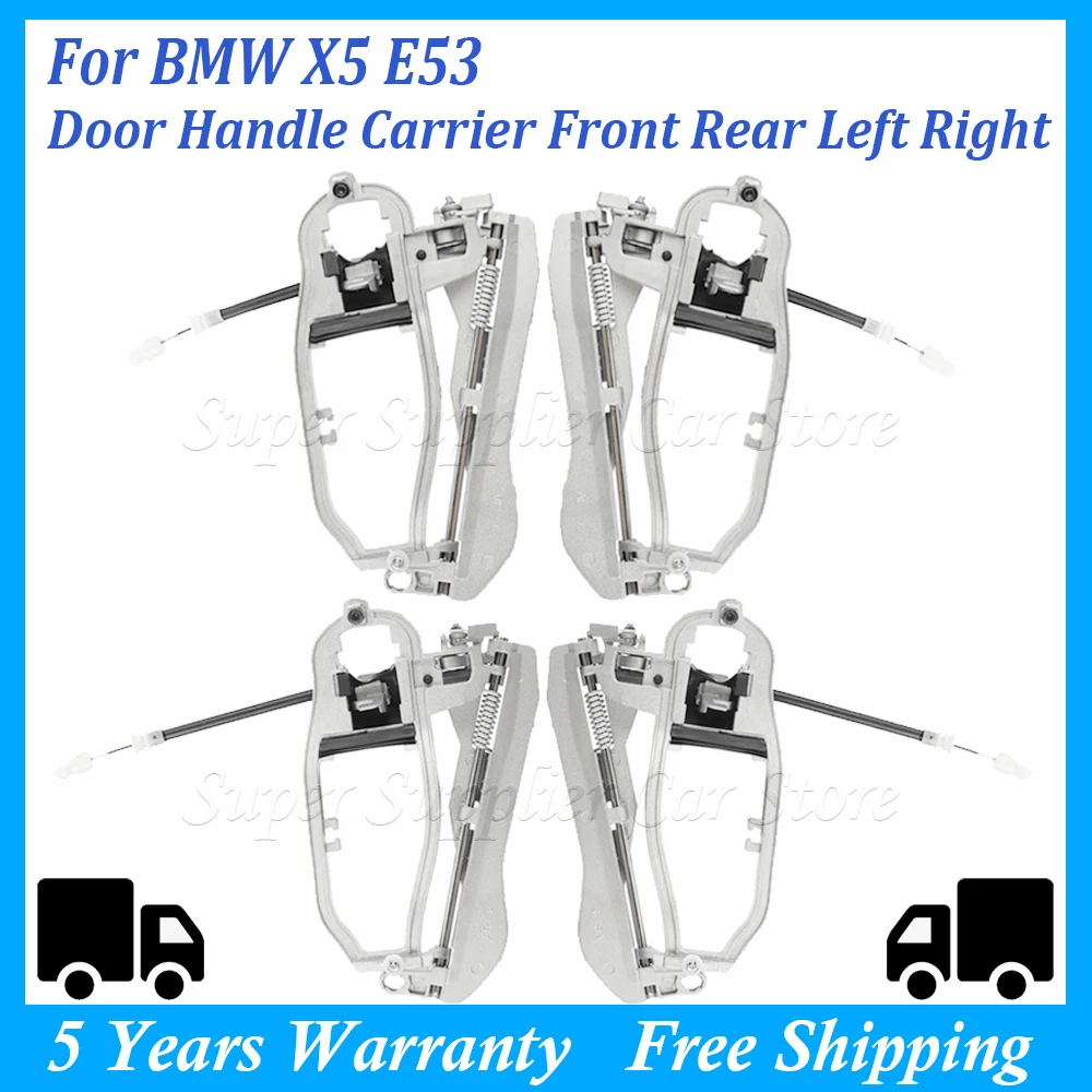 Front-Rear-Left-Right-Door-Handle-Carrier-Inner-For-BMW-X5-E53-Outside ...