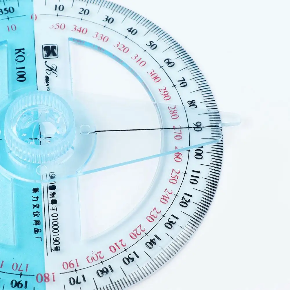 Portable-Transparent-360-Degree-School-Drafting-Supplies-Protractor ...