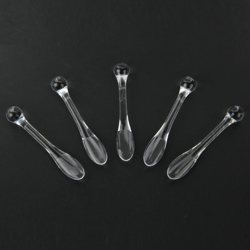 High-Quality-Transparent-PS-Plastic-Cosmetic-Spatula-Mask-Spoon-Facial ...