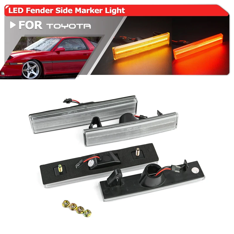 4x-For-Toyota-Supra-MK3-A70-MA70-GA70-JAZ70-1986-1992-F-R-Amber-Red-Led.jpg