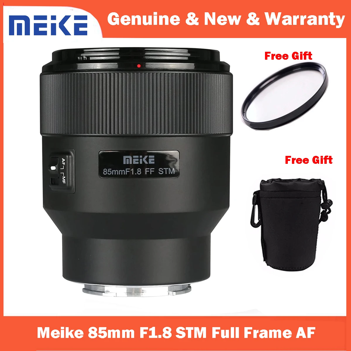 Meike 85mm F1.8 Auto Focus Medium Telephoto STM (Stepping Motor) Full ...