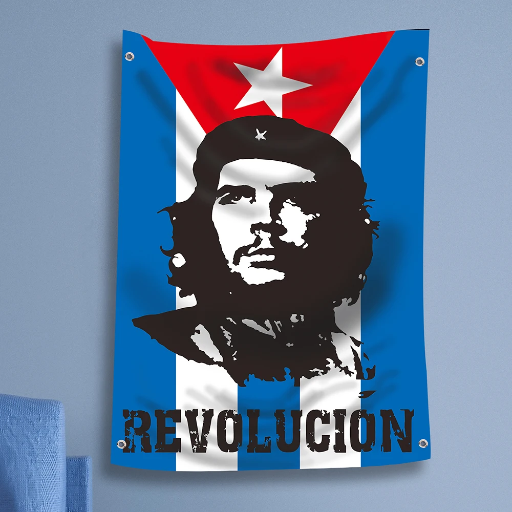 Che-Guevara-Flag-Revolucion-Cuba-Vertical-Flag-3ft-x-5ft-Polyester ...