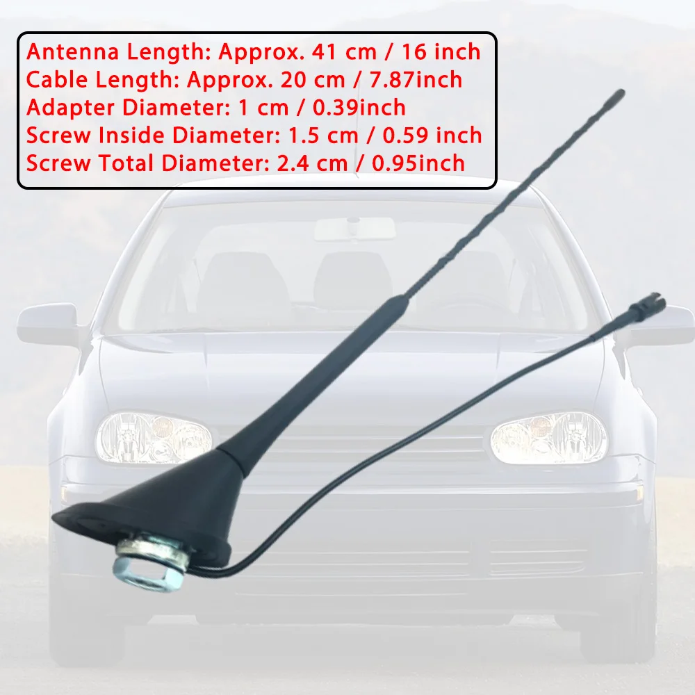 1Set Car Vehicle Roof Vehicle FM Antenna Radio FM car antenna signal ...
