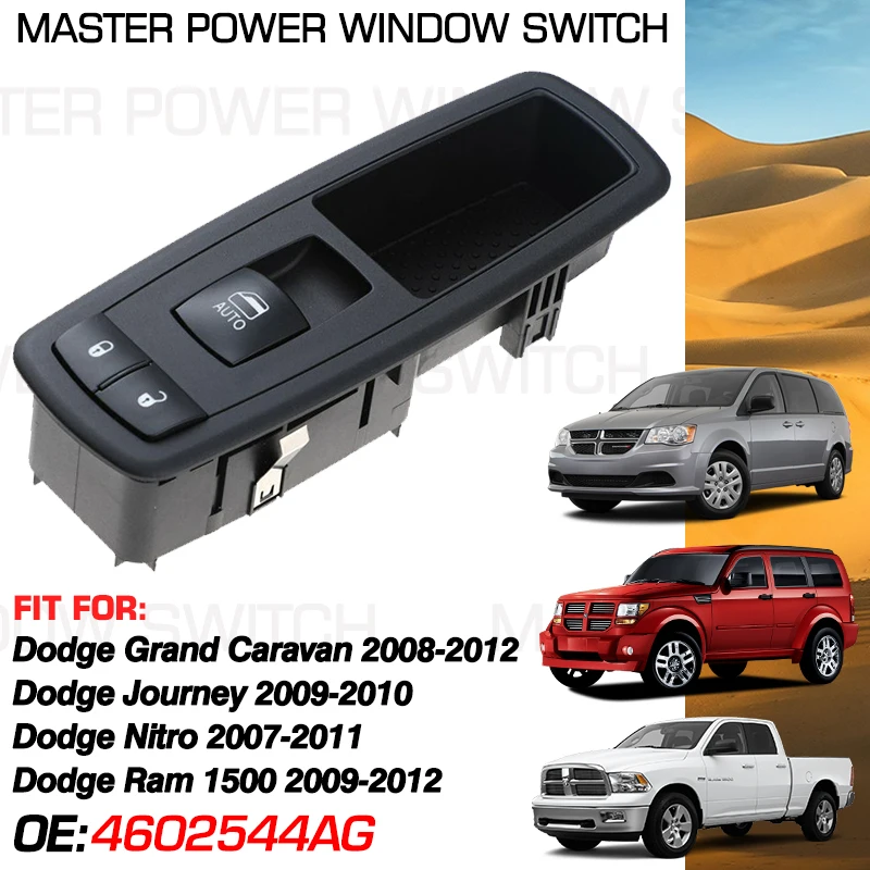Car-Power-Window-Switch-Passenger-Side-For-Dodge-Grand-Caravan-Journey ...