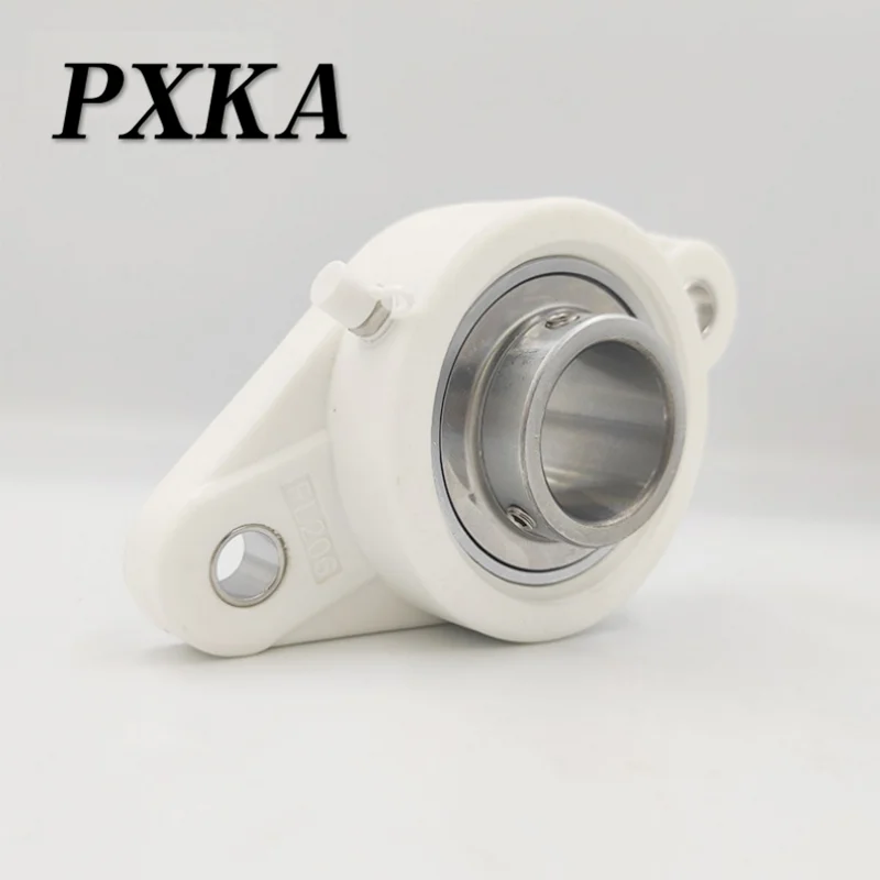 Boîtier de roulement en plastique nylon blanc diamant avec roulement ...