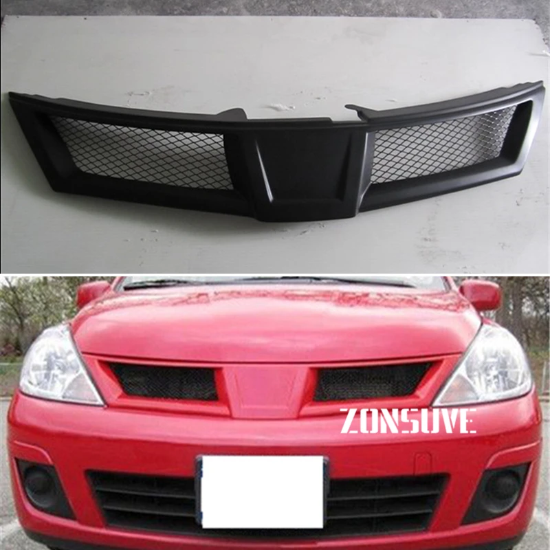 For Nissan Tiida Versa 2008 2009 2010 Year Front Bumper Racing Grille ...