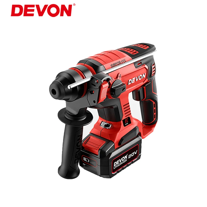 DEVON-Cordless-Rotary-Hammer-Light-Duty-Brushless-5401-Impact-1-7J ...