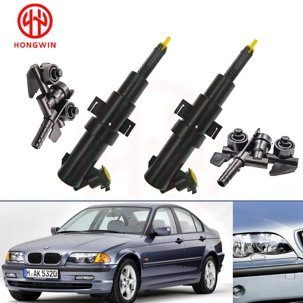 Front Headlamp Washer Nozzle Jet 61678362823 + Washer Cap 61674290867 ...