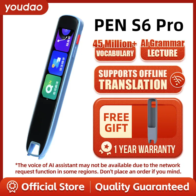Youdao-Language-Translator-Pen-S6-Pro-Scanning-Dictionary-Pen-For ...