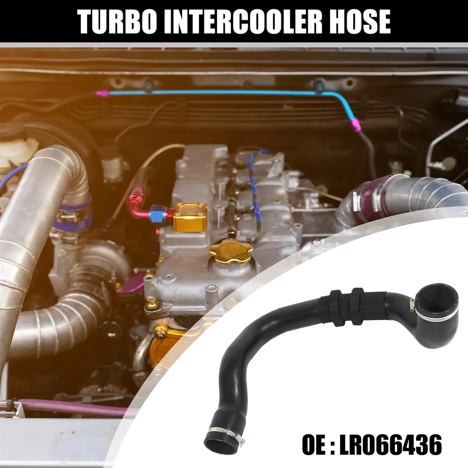 For-Turbo-Intercooler-Hose-Pipe-Fits-Range-Rover-Evoque-2-2D-LR066436 ...