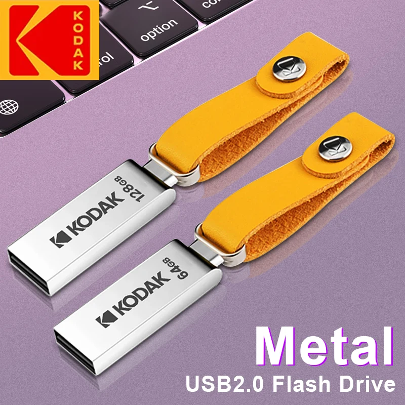 KODAK-USB-2-0-Flash-Drive-Metal-Pendrive-Leather-Landyard-Keys-Memory-Stick-Original-Itens-Frete.jpg