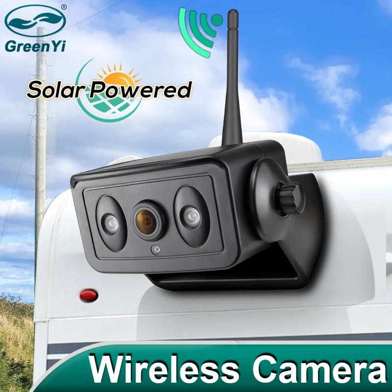 Wireless-Solar-WiFi-Remote-Control-Car-Rear-View-Back-Camera-IR-Night ...