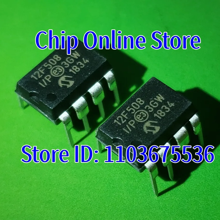 2-50pcs-PIC12F508-I-P-PIC12F508-DIP8-New-Original-8-Bit-Microcontroller ...