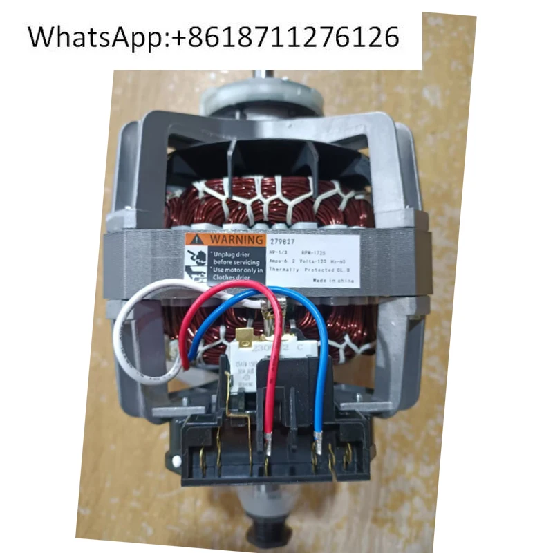 279827 motor ，279787 Blue neck motor 120V 220V applicable, dryer ...