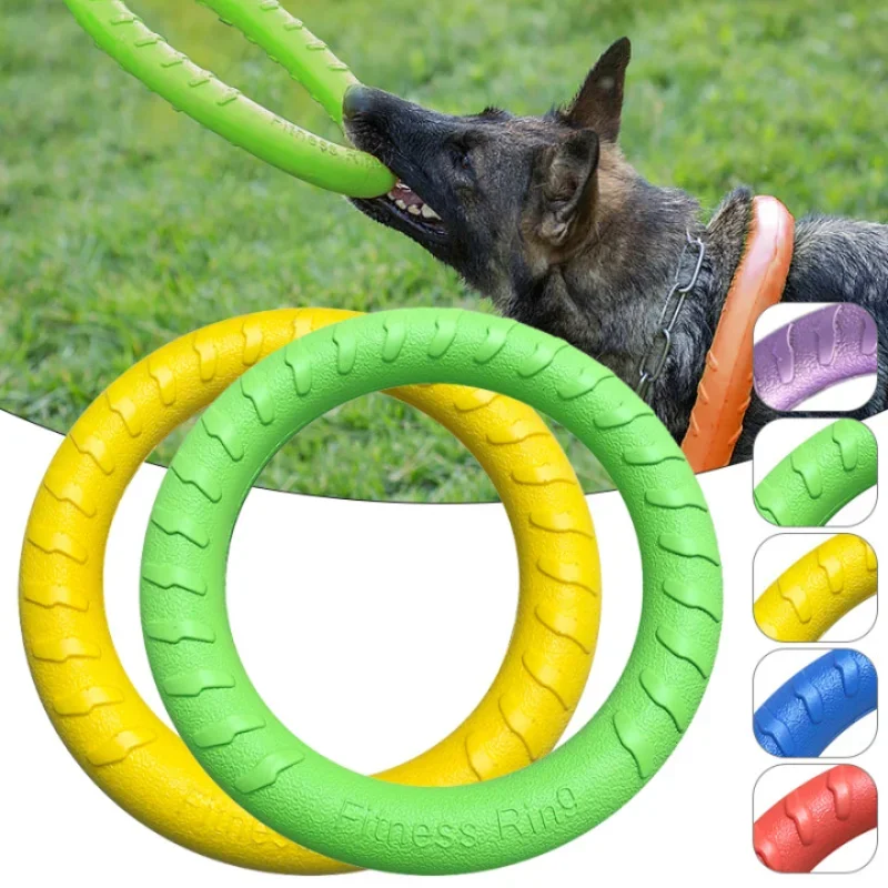 Dog-Toys-Pet-Flying-Discs-EVA-Dog-Training-Ring-Puller-Resistant-Toys ...
