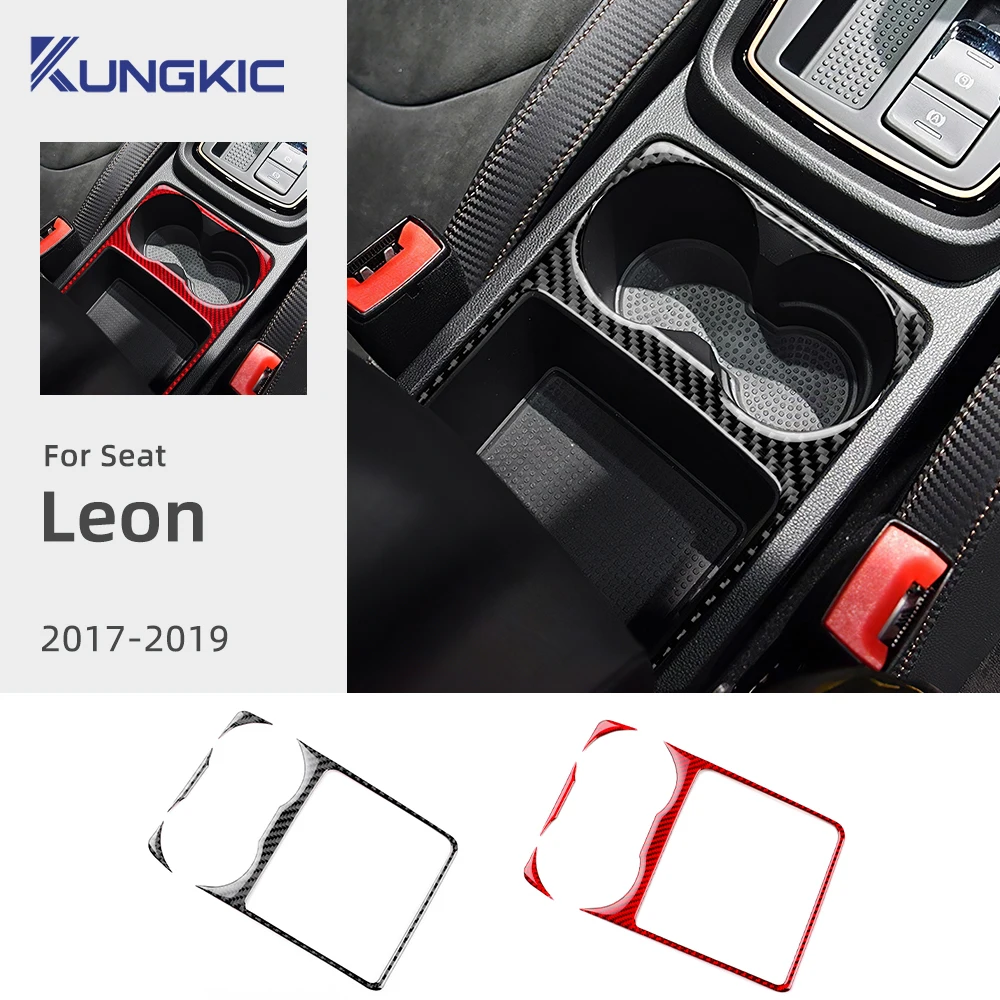 Real Soft Carbon Fiber Sticker For Seat Leon 2017 2018 2019 LHD RHD Car ...