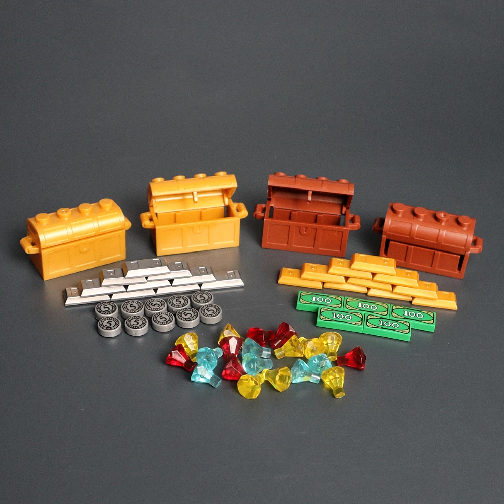 MOC Friends Accessories Building Blocks Toys 100 Dollar Bill Money ...